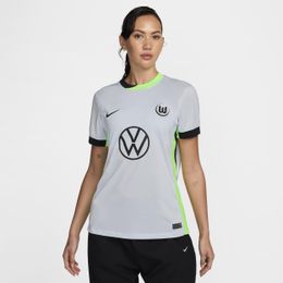 VfL Wolfsburg 2024/25 Stadium Third Nike Replika-Fußballtrikot mit Dri-FIT-Technologie (Damen) - Grau