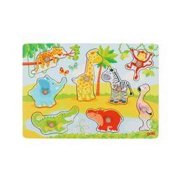 goki African Animals Lift Out Puzzle