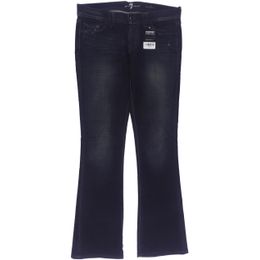 7 For All Mankind Damen Jeans, schwarz, Gr. 30