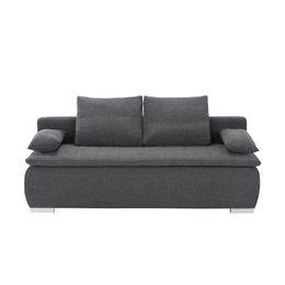 Smart Schlafsofa Leonie ¦ grau ¦ Maße (cm): B: 198 H: 92 T: 90