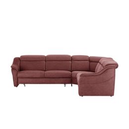 himolla Ecksofa 9707 ¦ rot ¦ Maße (cm): B: 291 H: 84 T: 261