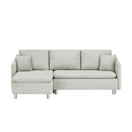 Smart Ecksofa ausziehbar Bonamie ¦ grau ¦ Maße (cm): B: 225 H: 87 T: