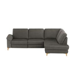 Max Schelling Ecksofa Maximum Plus ¦ grau ¦ Maße (cm): B: 257 H: 89