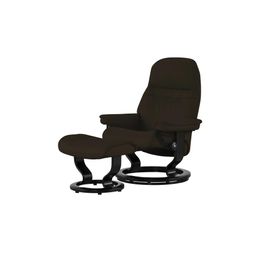 stressless Relaxsessel mit Hocker Leder Sunrise L ¦ braun ¦ Maße (cm)