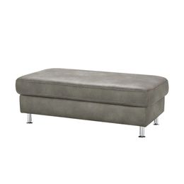 Mein Sofa bold XXL Hocker Veit ¦ grau ¦ Maße (cm): B: 130 H: 46 T: 6