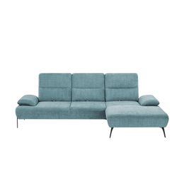 switch Ecksofa Cesar ¦ blau ¦ Maße (cm): B: 290 H: 102 T: 183