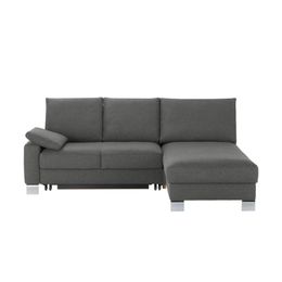 Höffner Ecksofa Fürth ¦ grau ¦ Maße (cm): B: 218 H: 90 T: 180