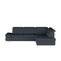 Lounge Collection Ecksofa Leder Spencer ¦ blau ¦ Maße (cm): B: 323 H