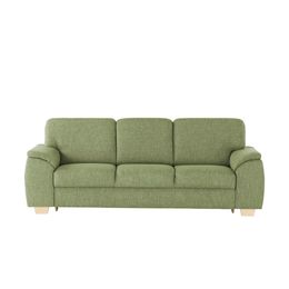 Smart Sofa Valencia ¦ grün ¦ Maße (cm): B: 240 H: 90 T: 93