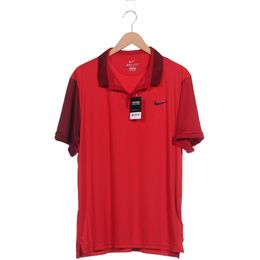 Nike Herren Poloshirt, rot, Gr. 56