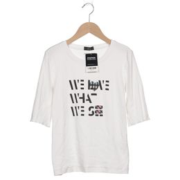 Marc Cain Damen T-Shirt, weiß, Gr. 36