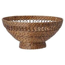 Bloomingville Schale Brotkorb Rattan braun