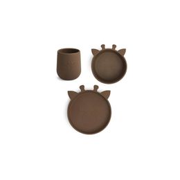 Nuuroo Judi silicone dinner set 3-pack - Acorn