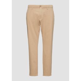 s.Oliver - Regular Fit: Strukturierte Chino aus Baumwollstretch, Herren, braun, Größe 36/32