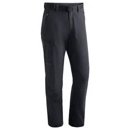 Funktionshose Maier Sports "Oberjoch" Gr. 25, Kurzgrößen, schwarz Herren Hosen Outdoorhose gefüttert, Wanderhose mit 4 RV-Taschen, Regular Fit