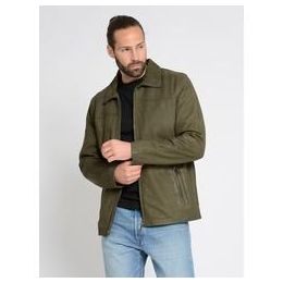 Lederjacke JCC "31022147" Gr. 54, grün (olive) Herren Jacken