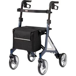 Bischoff & Bischoff Rollator BISCHOFF & "Alevo Alu Rollator" Rollatoren blau (nachtblau) faltbar - für drinnen und draußen, mit stabilem Sitz, Sitzhöhe 51 cm