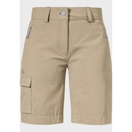 Schöffel Bermudas SCHÖFFEL "Shorts Kitzstein L" Gr. 40, Normalgrößen, braun (4160, braun) Damen Hosen