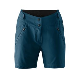 Fahrradhose Gonso "Igna" Gr. 44, Normalgrößen, blau (dunkelblau) Damen Hosen Strapazierfähig und formstabil