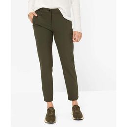 Caprihose Brax "Style MARON S" Gr. 36, Normalgrößen, grün (khaki) Damen Hosen