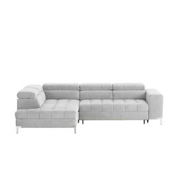 Höffner Ecksofa Arte ¦ grau ¦ Maße (cm): B: 284 H: 97 T: 200