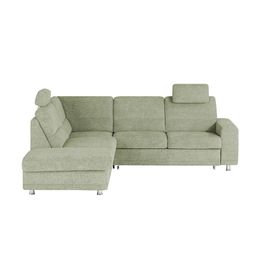 meinSofa Ecksofa Marc ¦ grün ¦ Maße (cm): B: 243 H: 85 T: 234