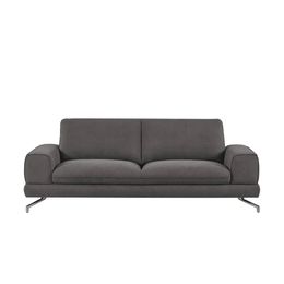 Smart Sofa 3-sitzig dunkelgrau - Stoff Bonika ¦ grau ¦ Maße (cm): B: