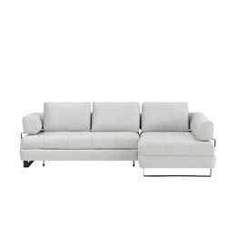 switch Ecksofa in Lederoptik Havana ¦ grau ¦ Maße (cm): B: 272 H: 89