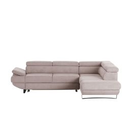 switch Ecksofa aus Mikrofaser Gio ¦ rosa/pink ¦ Maße (cm): B: 200 H: