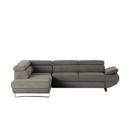 switch Ecksofa aus Mikrofaser Gio ¦ grau ¦ Maße (cm): B: 263 H: 88 T: