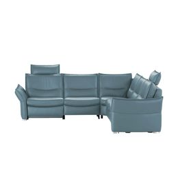 Musterring Ecksofa MR250 ¦ blau ¦ Maße (cm): B: 273 H: 91 T: 273