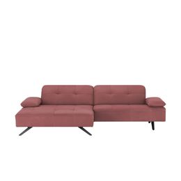 JOOP! Ecksofa 8111 Square ¦ rot ¦ Maße (cm): B: 282 H: 78 T: 229