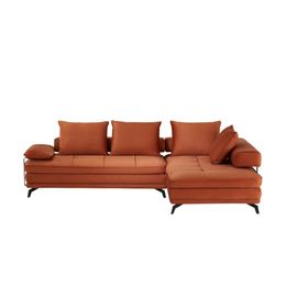 switch Ecksofa Florence ¦ orange ¦ Maße (cm): B: 290 H: 67 T: 232