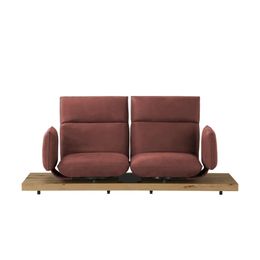 Koinor Sofa 2-sitzig Experio ¦ rot ¦ Maße (cm): B: 252 H: 104 T: 189