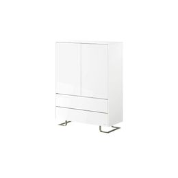 JOOP! Highboard Gloss 007 ¦ weiß ¦ Maße (cm): B: 92,5 H: 126,7 T: 42