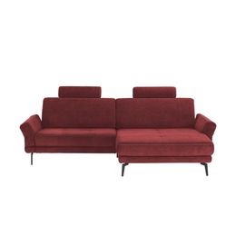 meinSofa Ecksofa Mike ¦ rot ¦ Maße (cm): B: 251 H: 86 T: 216