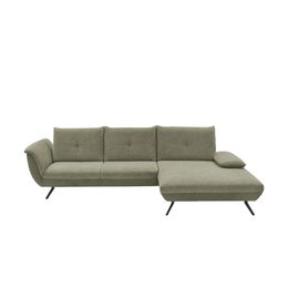 Höffner Ecksofa Celine ¦ grün ¦ Maße (cm): B: 316 H: 90 T: 244