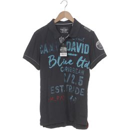 CAMP DAVID Herren Poloshirt, marineblau, Gr. 52