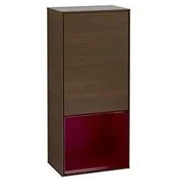 Villeroy & Boch Villeroy und Boch Finion Seitenschrank G540HBGN 41,8cm, links, Emotion, Regal unten Peony Matt, Walnut veneer