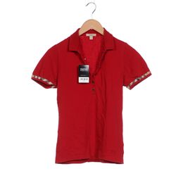 Burberry Damen Poloshirt, rot, Gr. 42