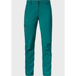 Schöffel Outdoorhose SCHÖFFEL "Pants Ascona" Gr. 40, Normalgrößen, grün (6895, grün) Damen Hosen