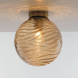 ECO-Light Deckenleuchte Nereide, Glas bronze