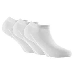 Rohner Basic Unisex Sneaker Socken, Multipack - Invisible Sneakers Weiß 35-38 (2.5-5 UK) 6er Pack (2x3P)