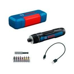 Bosch GO 3 Professional Akkuschrauber, 3,6Volt blau/schwarz, im Mini-Case