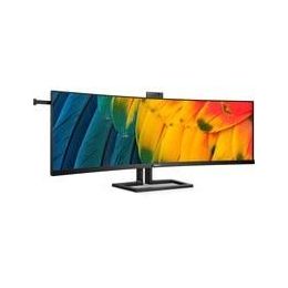 Philips 45B1U6900CH, LED-Monitor 113 cm (44.5 Zoll), schwarz, DQHD, VA, Curved, Pop-up-Webcam, USB-C