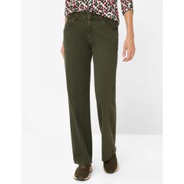 Brax Damen Palazzohose Style MAINE, Khaki, Gr. 34