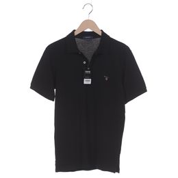 Gant Herren Poloshirt, schwarz, Gr. 48