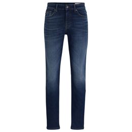 Slim-fit-Jeans BOSS Orange "Delaware BC-C" Gr. 34, Länge 32, blau (navy414) Herren Jeans