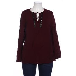 Ulla Popken Damen Bluse, bordeaux, Gr. 42