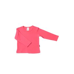 Liliput M&auml;dchen Langarmshirt, orange, Gr. 86, unifarben, 100% Baumwolle, Shirts, aus Bio-Baumwolle